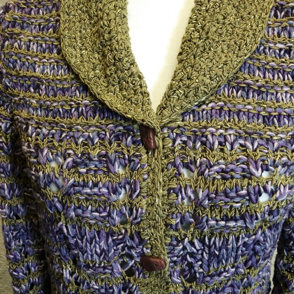 sirid olsen | Sweaters | Sigrid Olsen Hand Knitted Sweater Medium ...